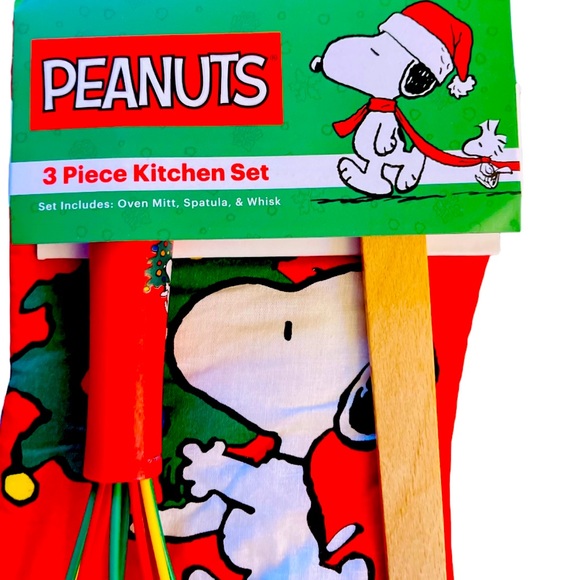 Best Brand | Kitchen | Nwt Peanuts Snoopy 3pc Kitchen Set | Poshmark